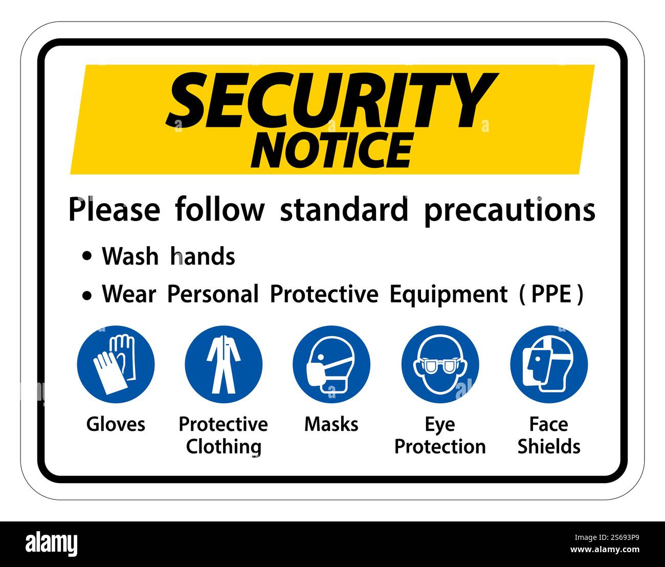 Security Notice Please follow standard precautions ,Wash hands,Wear ...