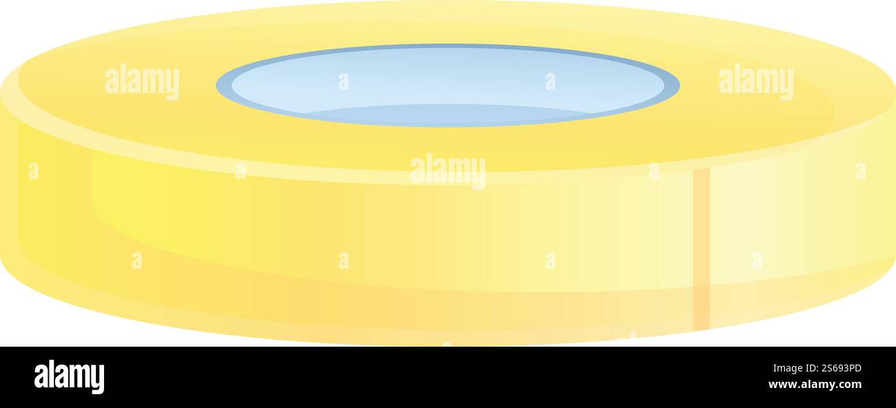 Stick scotch tape icon. Cartoon of stick scotch tape vector icon for ...