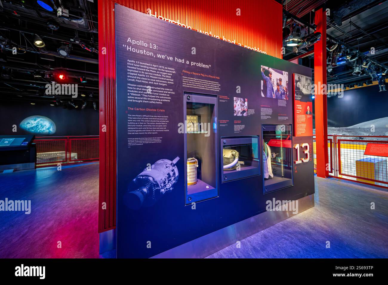 WASHINGTON DC — An exhibit panel at the Smithsonian National Air and ...