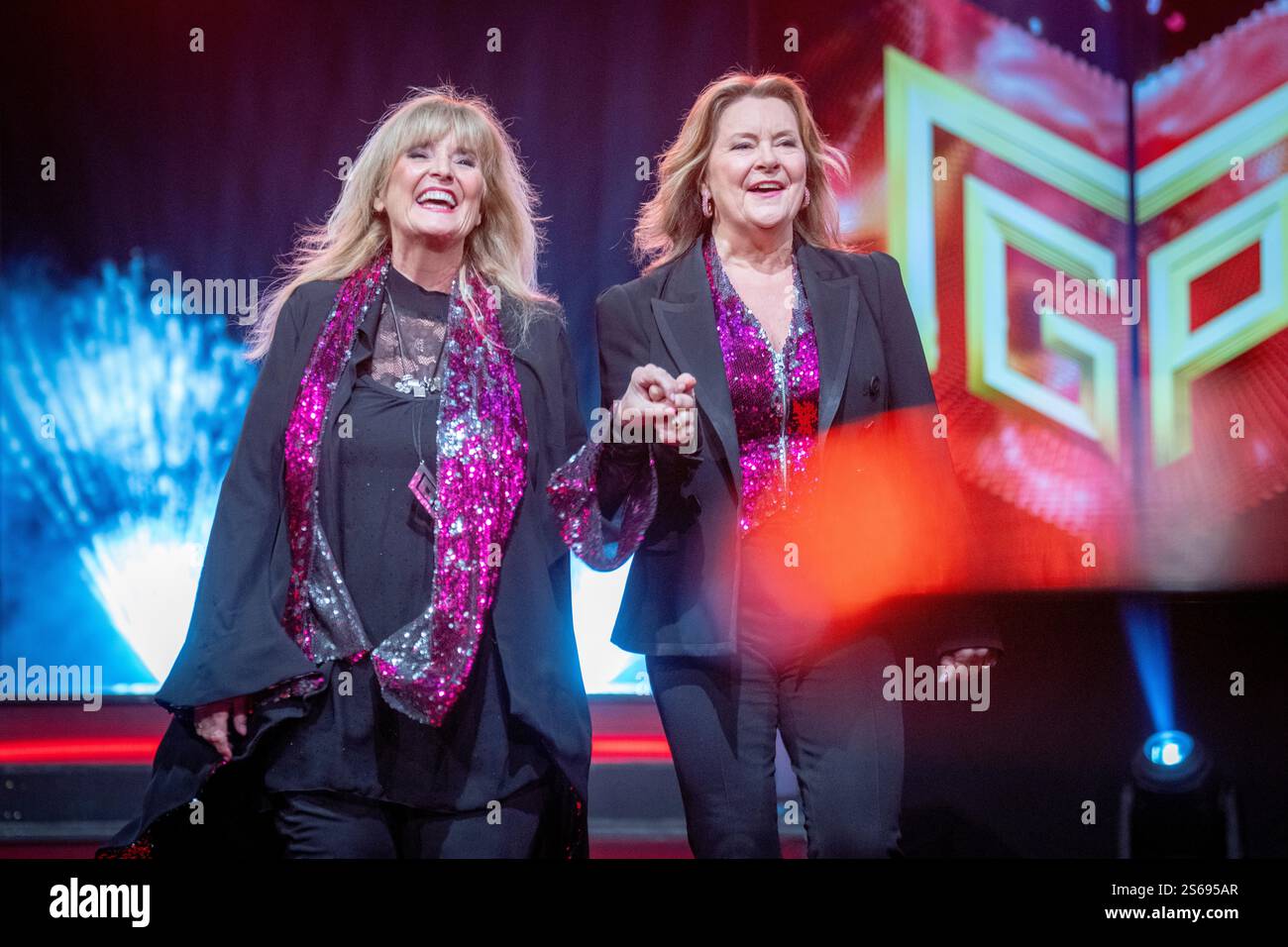 Oslo 20250116. Bobbysocks with the song Joyful is one of 9 hopeful MGP ...