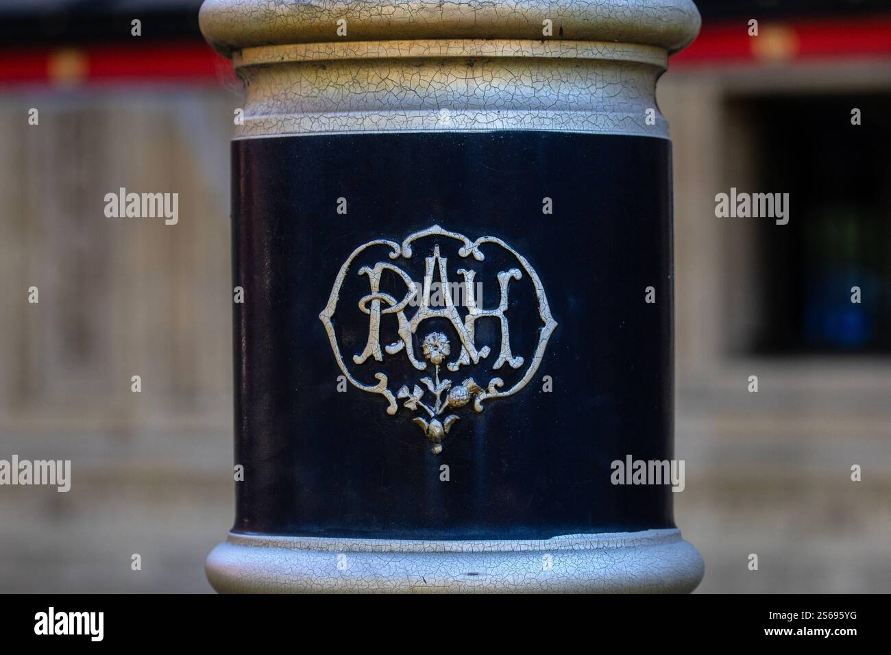 London, UK - July 29th 2024: The Royal Albert Hall logo or symbol on a ...