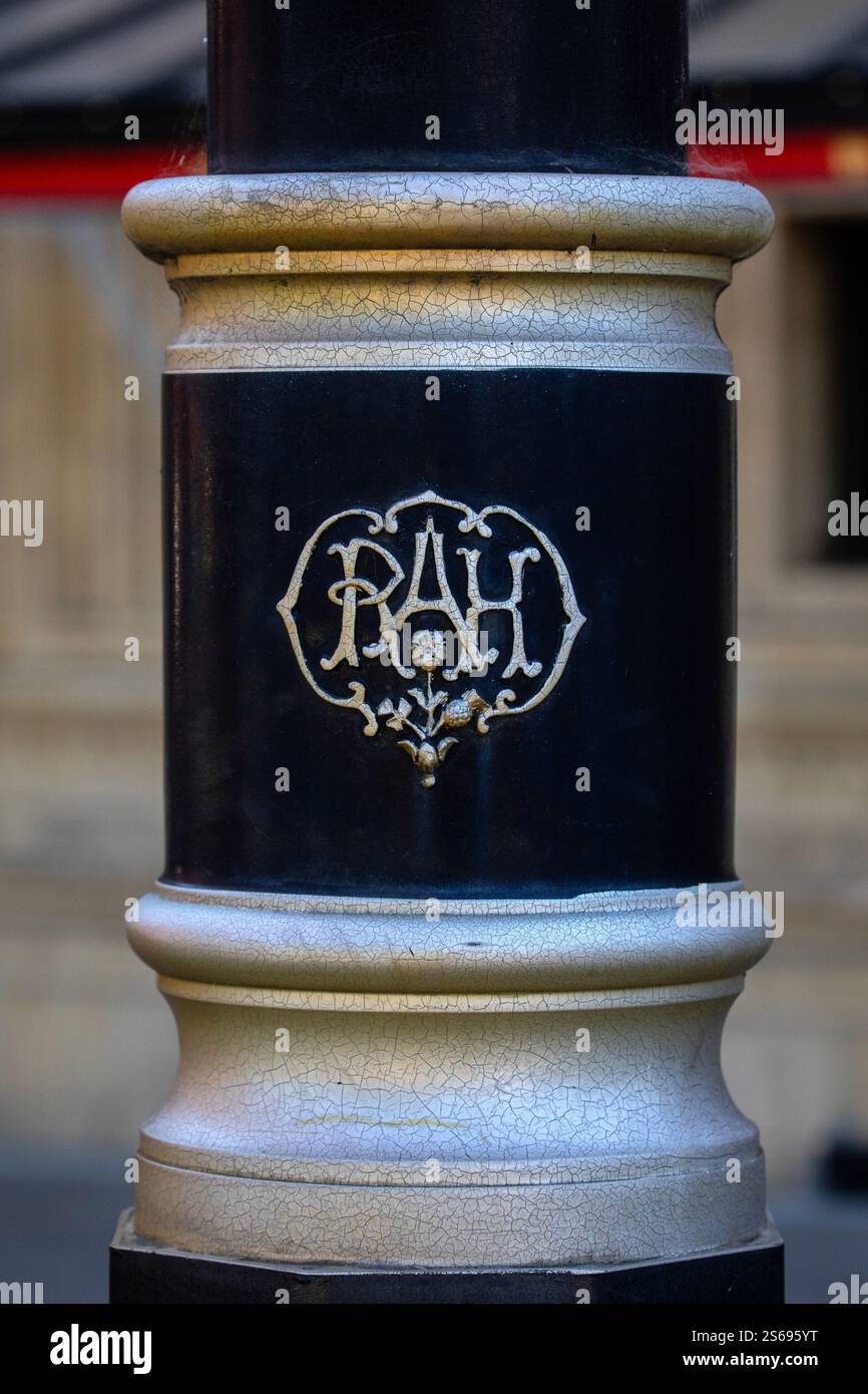 London, UK - July 29th 2024: The Royal Albert Hall logo or symbol on a ...