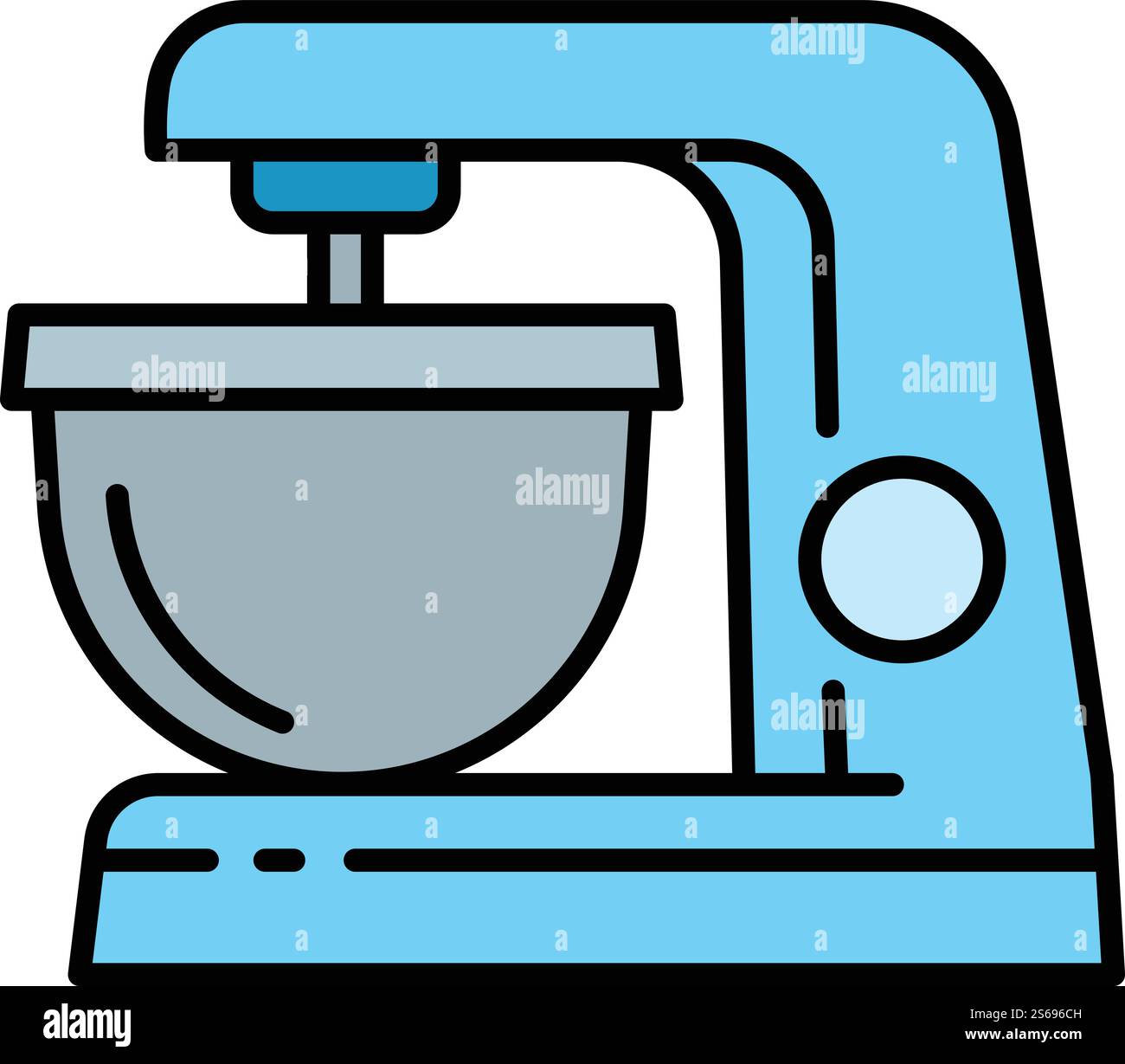 Kitchen mixer icon. Outline kitchen mixer vector icon for web design ...