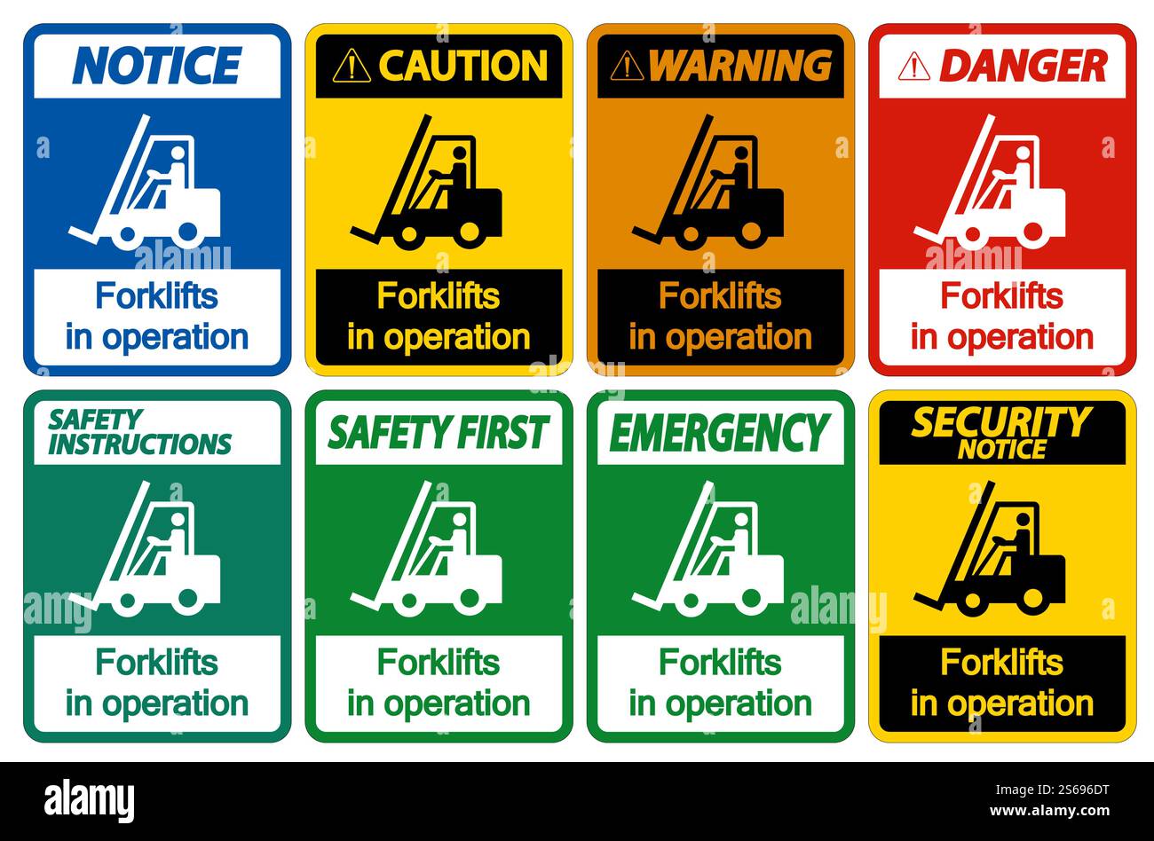 forklifts in operation Symbol Sign Isolate on transparent Background ...