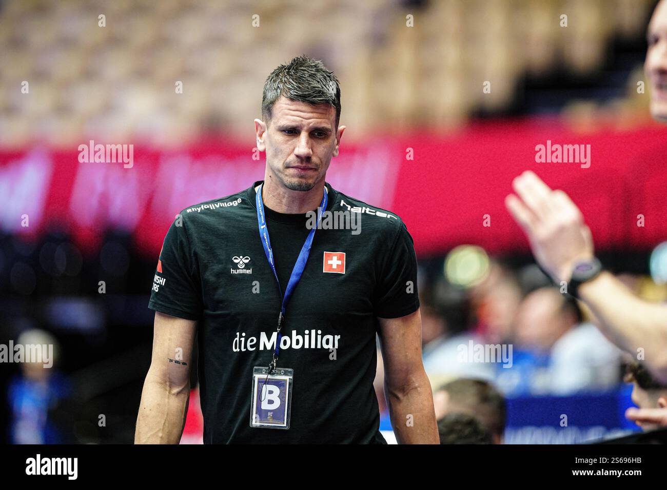 Andy Schmid (Schweiz, Trainer) DEN, Tschechien vs. Schweiz, Handball ...
