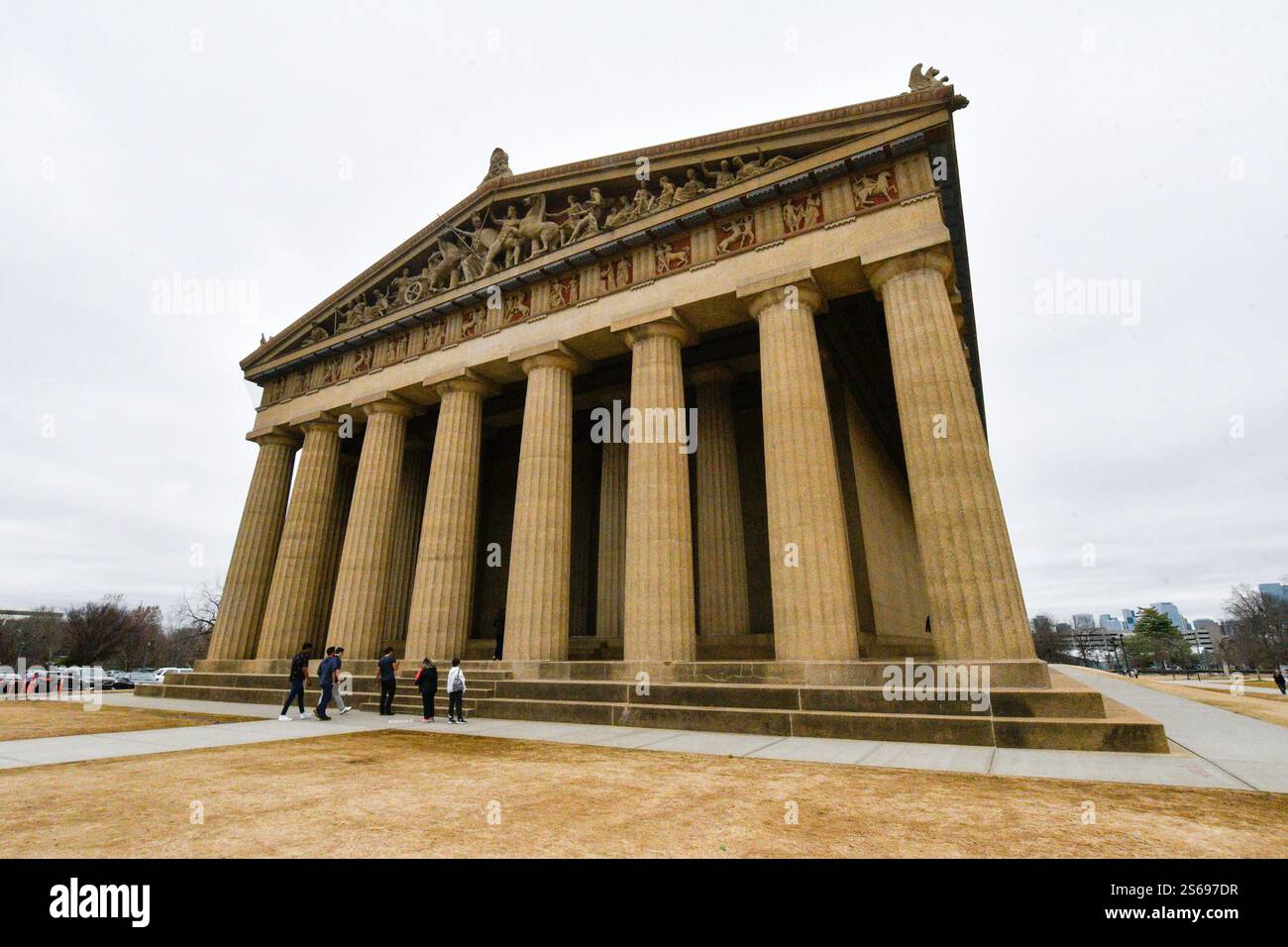 Centennial Parks Parthenon and the 42-foot-tall statue of Athena ...