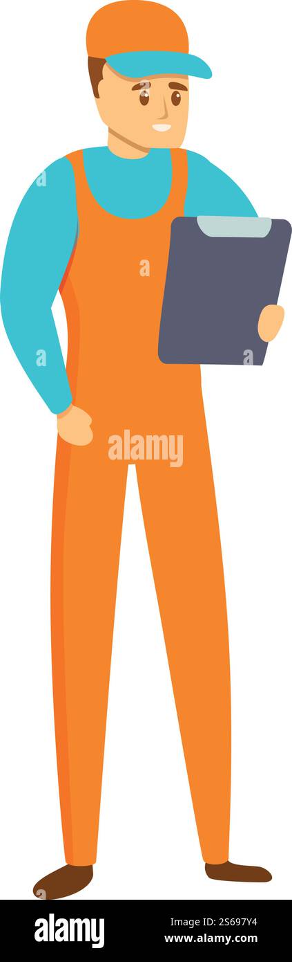 Auto mechanic car checklist icon. Cartoon of auto mechanic car ...