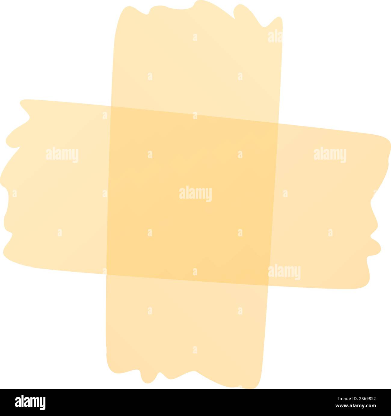 Paper cross scotch icon. Cartoon of paper cross scotch vector icon for ...