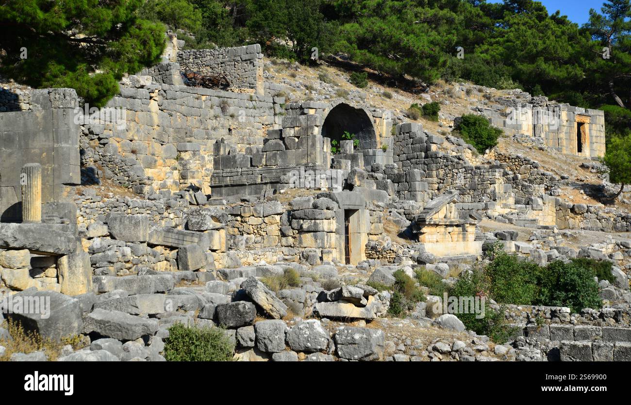 Arykanda Ancient City in Finike, Antalya, Turkey Stock Photo - Alamy