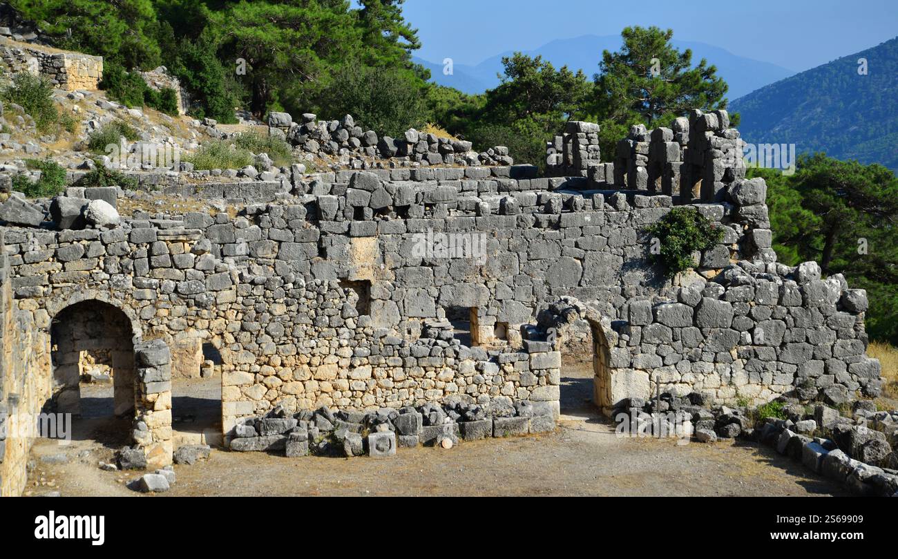 Arykanda Ancient City in Finike, Antalya, Turkey Stock Photo - Alamy
