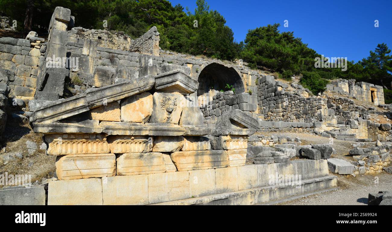 Arykanda Ancient City in Finike, Antalya, Turkey Stock Photo - Alamy