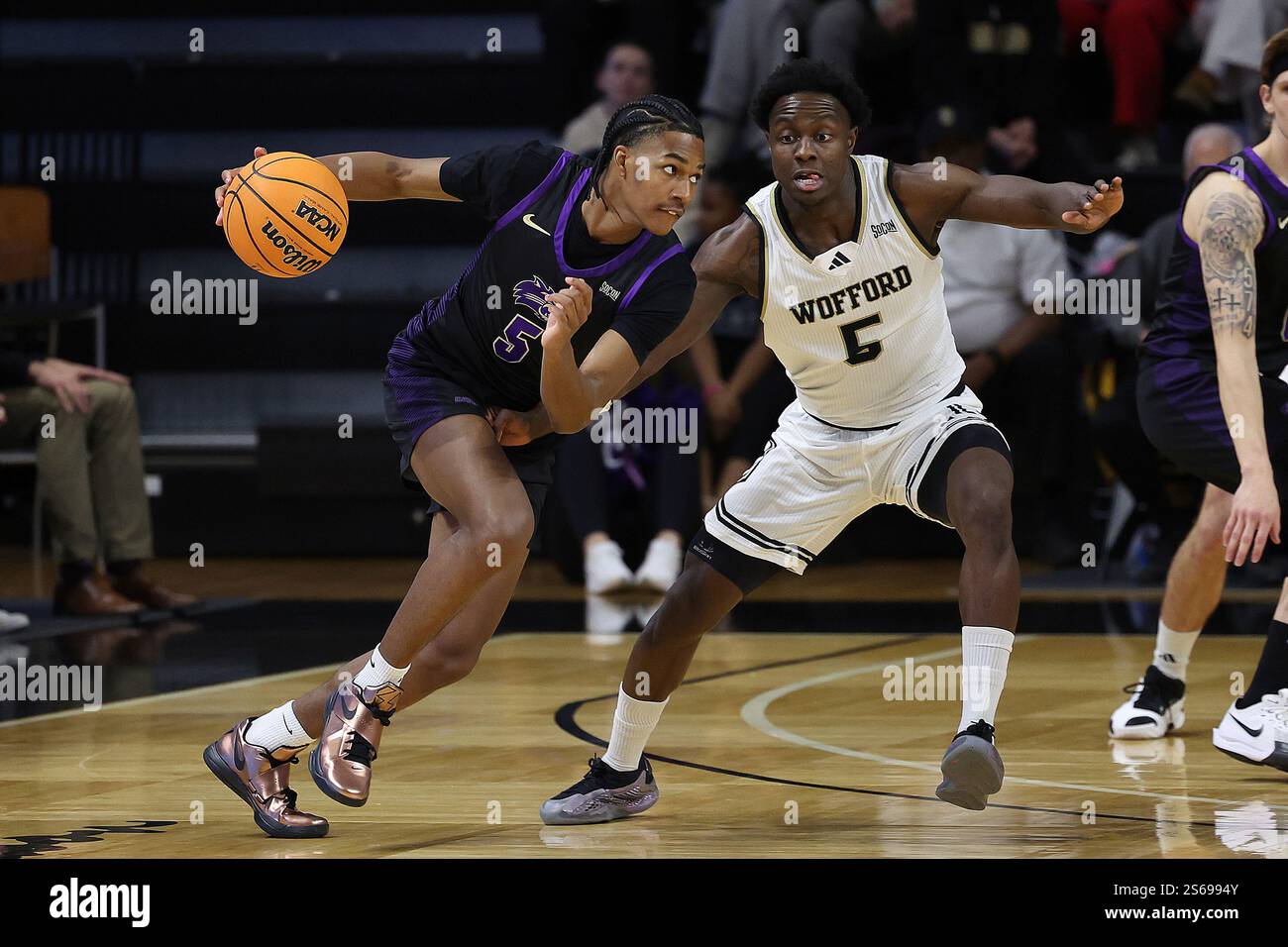 SPARTANBURG, SC - JANUARY 08: Western Carolina Catamounts guard Brandon ...
