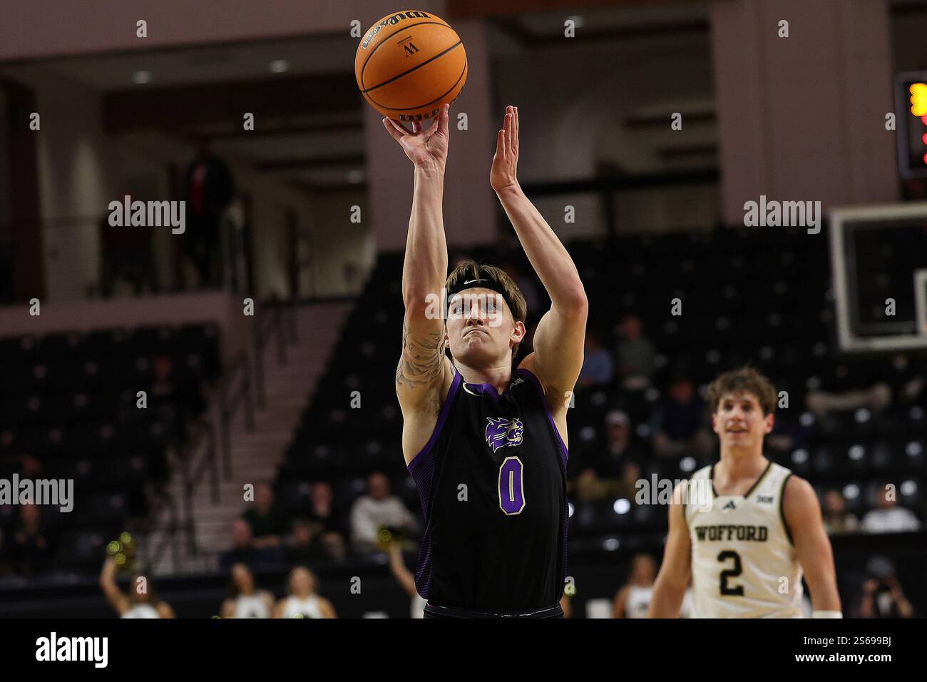 SPARTANBURG, SC - JANUARY 08: Western Carolina Catamounts guard Cord ...