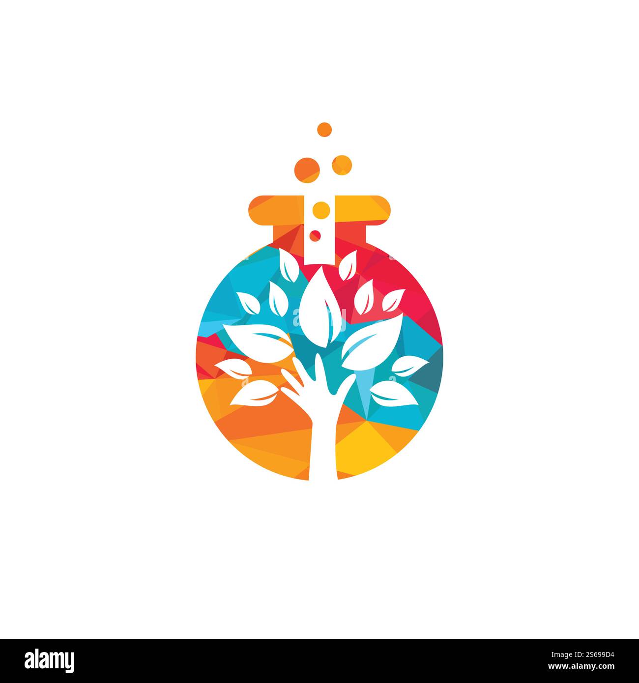 Lab care vector logo design. Natural lab logo design concept Stock ...