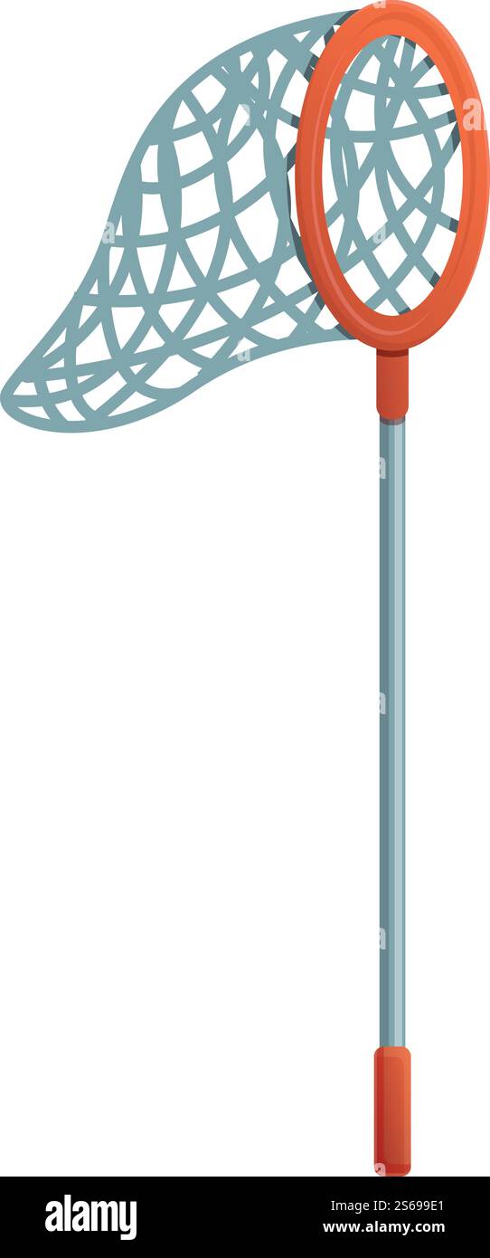 Butterfly net catch icon. Cartoon of butterfly net catch vector icon ...