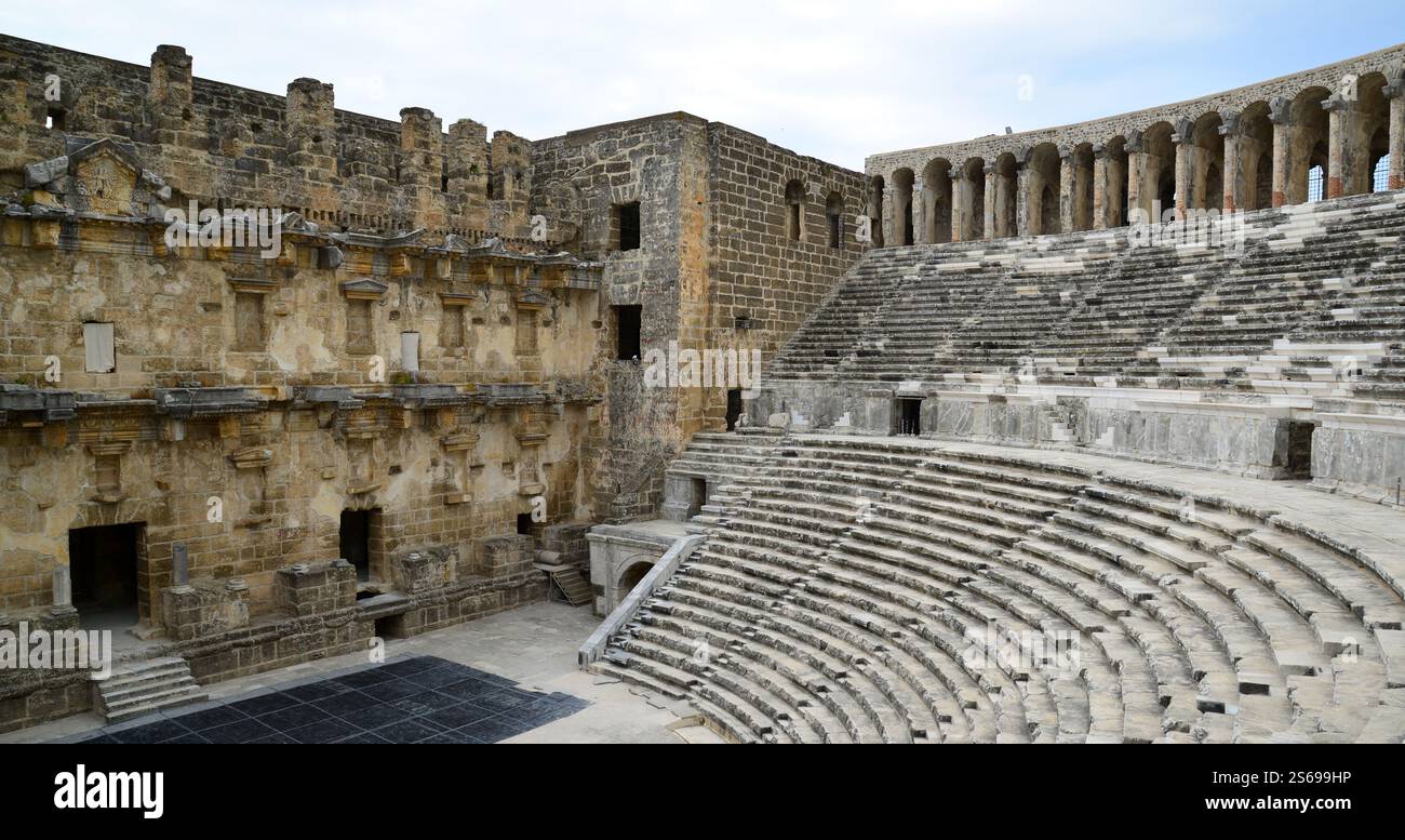 Aspendos Ancient City in Antalya, Turkey Stock Photo - Alamy