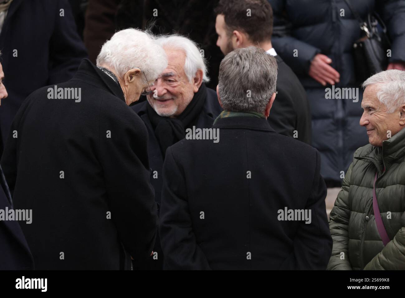 Paris, France. 16th Jan, 2025. Dominique Strauss-Kahn and Former Prime ...