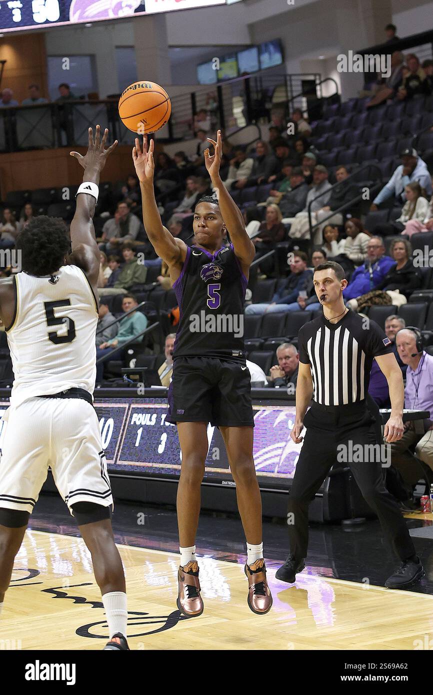 SPARTANBURG, SC - JANUARY 08: Western Carolina Catamounts guard Brandon ...