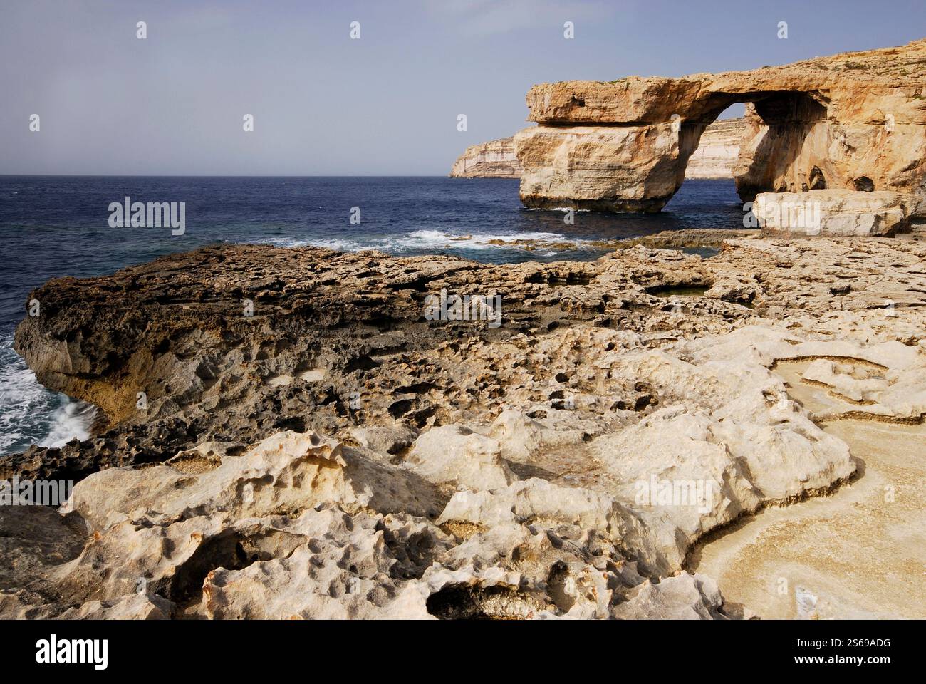 Blue Window of Dwejra, Gozo, Malta Stock Photo - Alamy