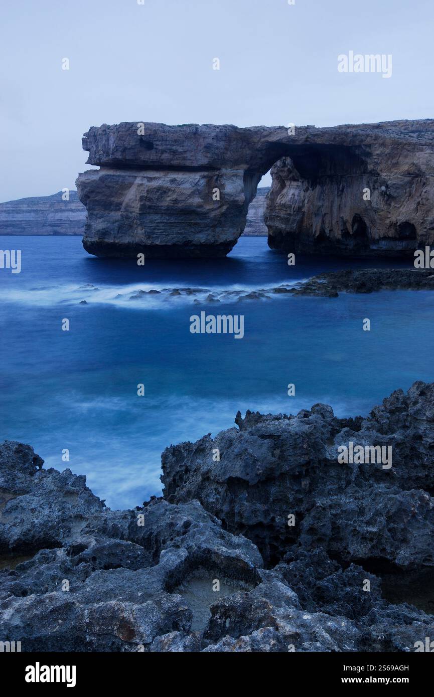 Blue Window of Dwejra, Gozo, Malta Stock Photo - Alamy