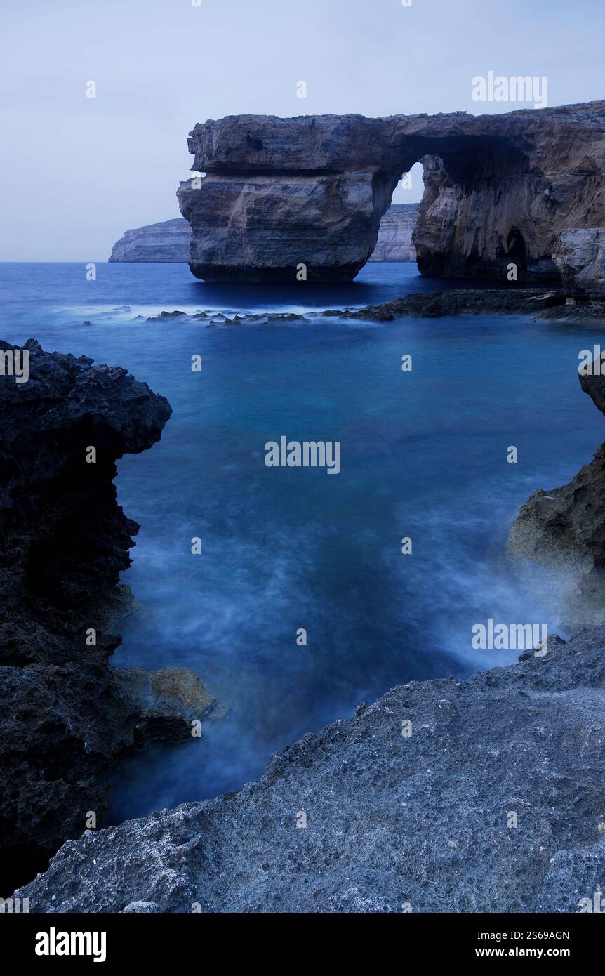Blue Window of Dwejra, Gozo, Malta Stock Photo - Alamy