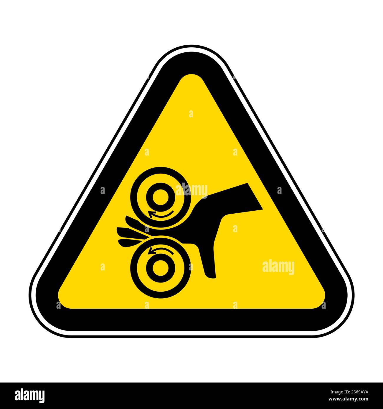 Hand Entangle Left Symbol Sign, Vector Illustration, Isolate On White ...