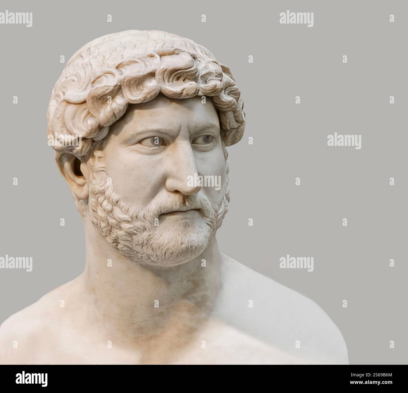 Hadrian or Publius Aelius Hadrianus Augustus, 76 - 138, Roman emperor ...