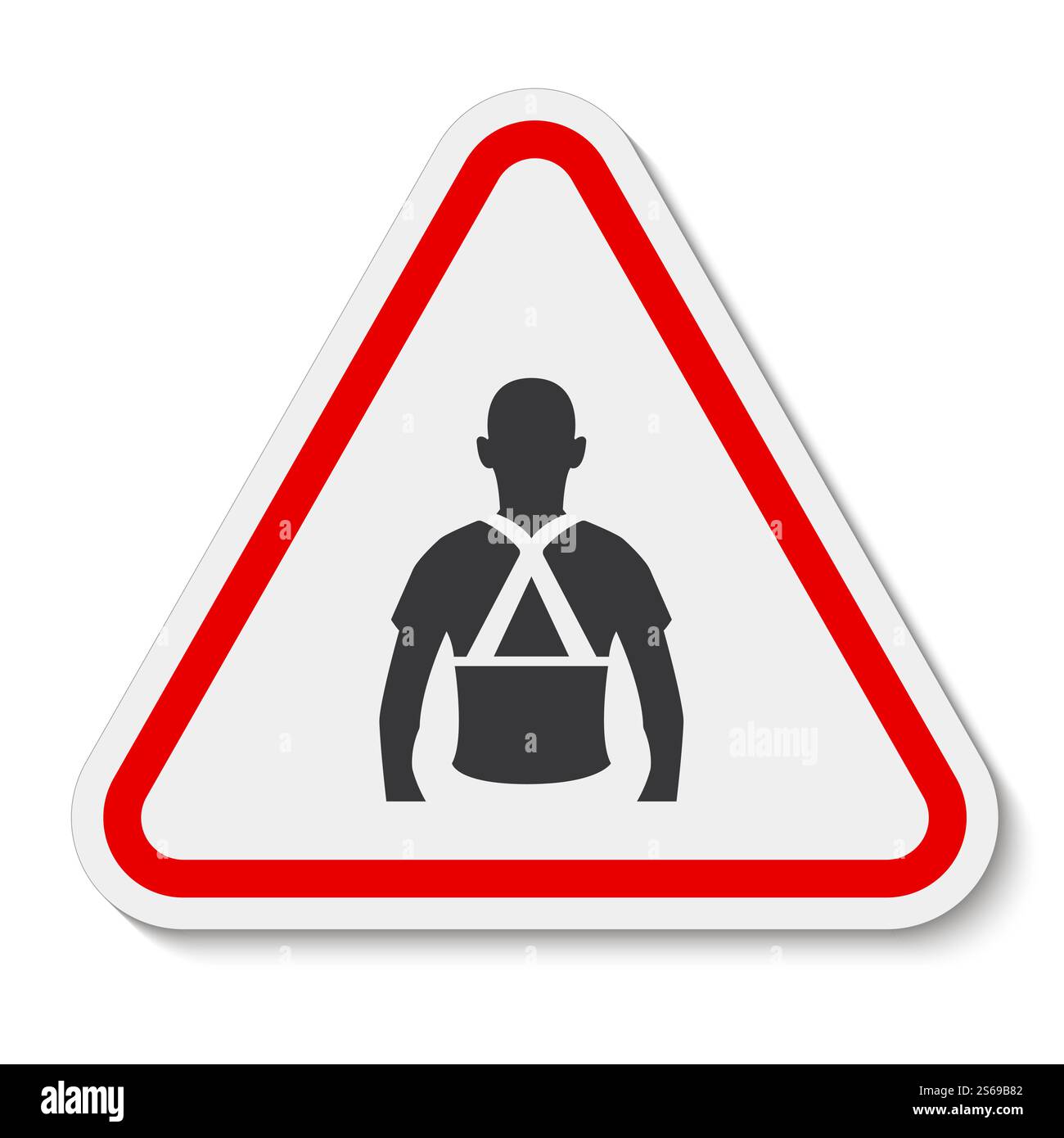 Wear Back Support Symbol Sign Isolate On White Background,Vector ...