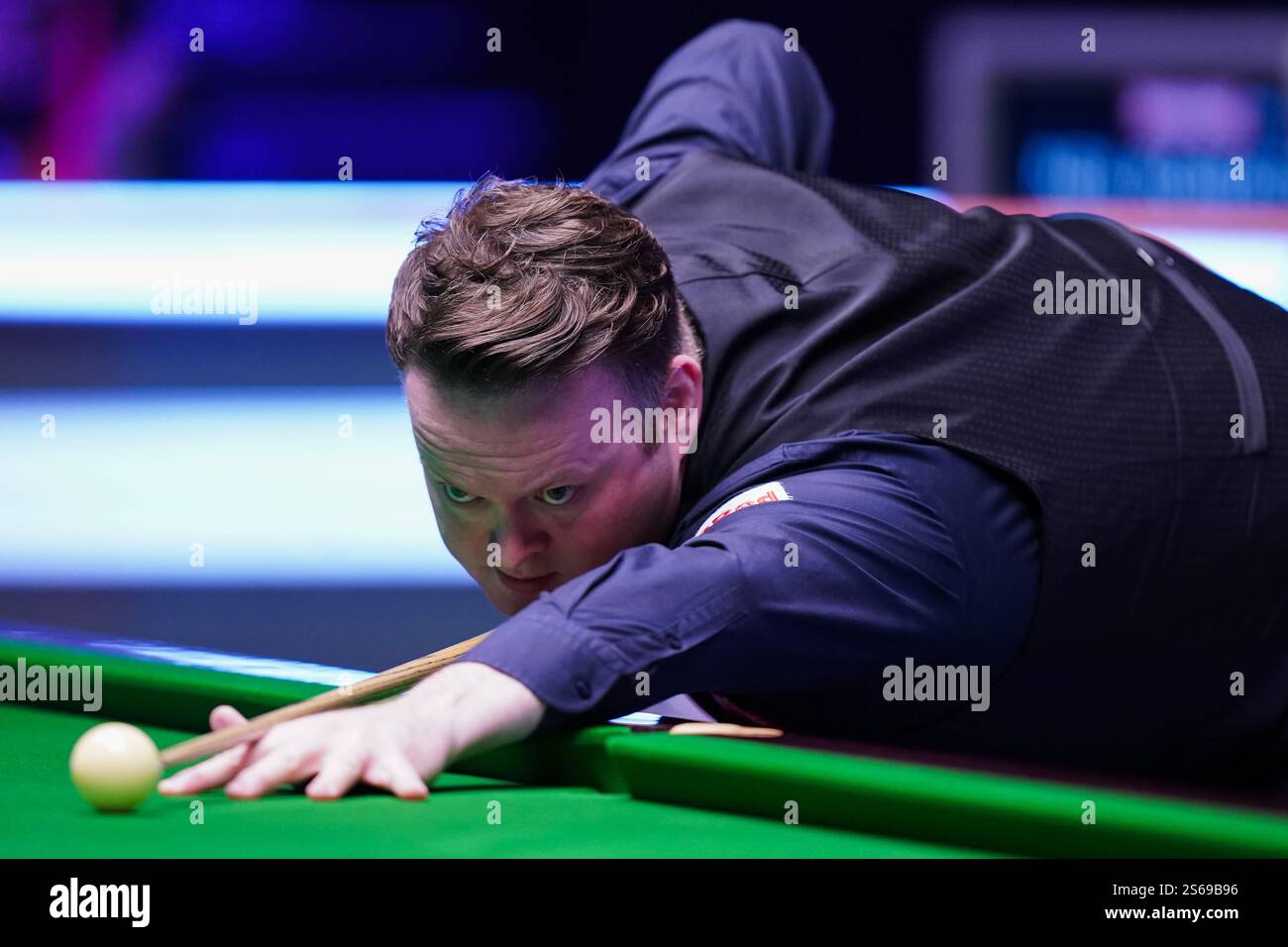London, UK. 16th Jan, 2025. Shaun Murphy during The Johnstone's Paint Masters Snooker 2025 ...