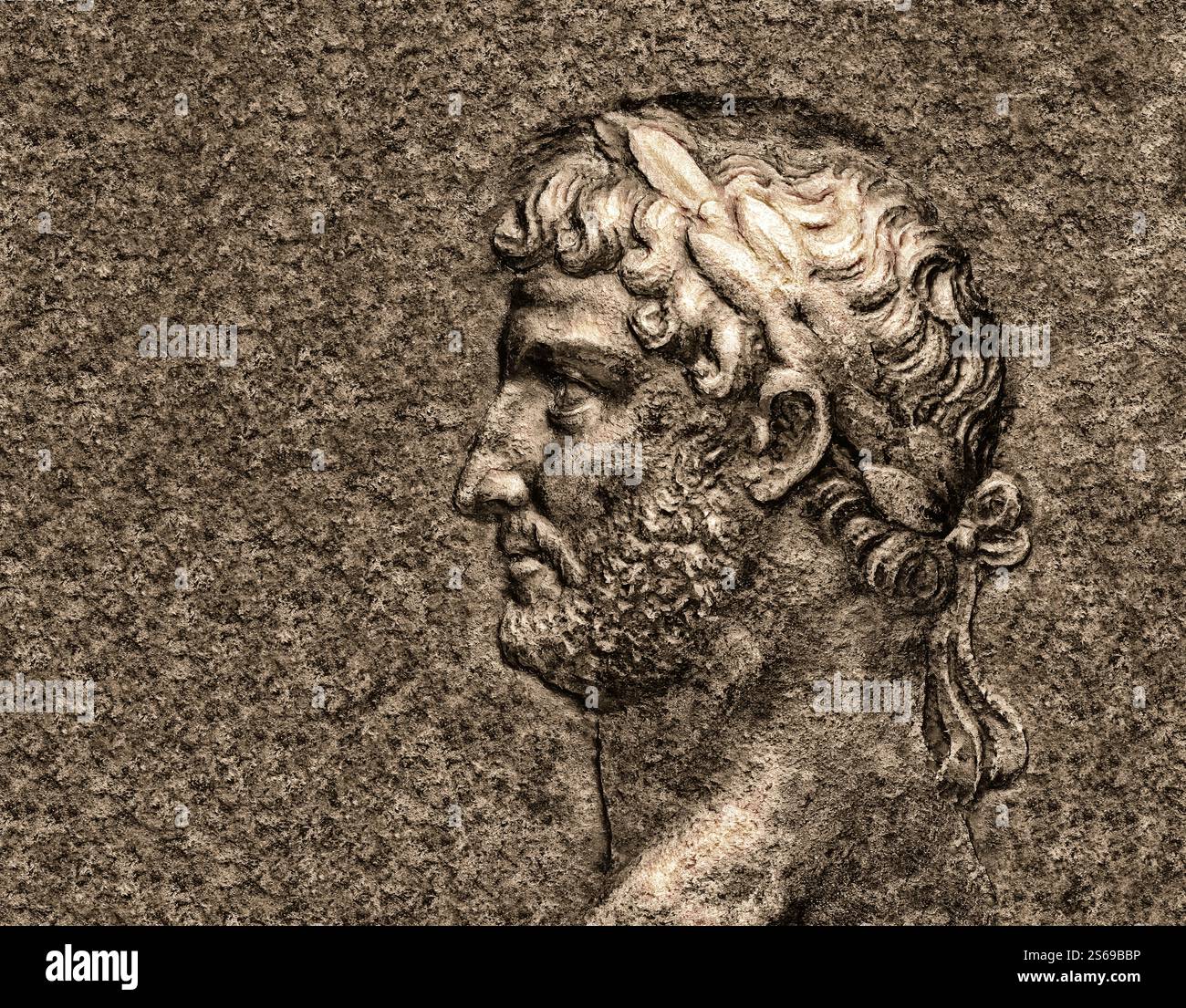 Hadrian or Publius Aelius Hadrianus Augustus, 76 - 138, Roman emperor ...