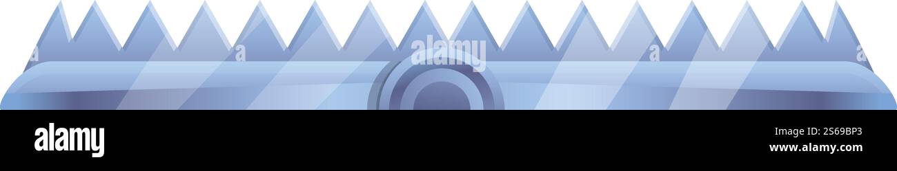 Open animal trap icon. Cartoon of open animal trap vector icon for web ...