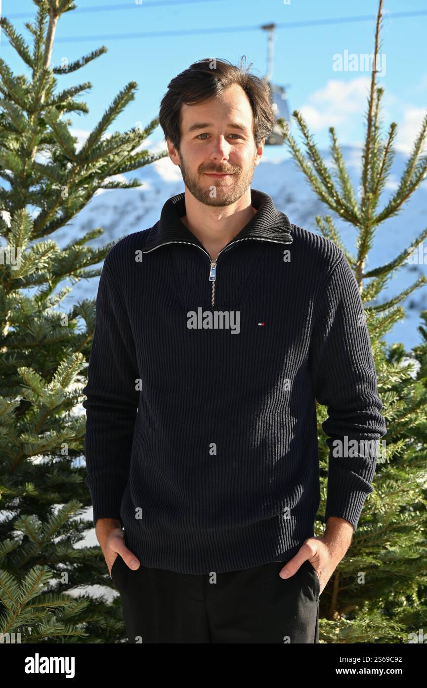 Bertrand Usclat posing for the photocall of the movie ‘Vacances forcees ...