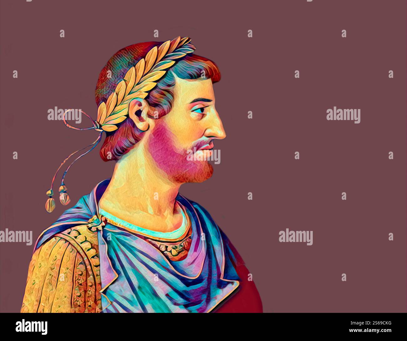 Hadrian or Publius Aelius Hadrianus Augustus, 76 - 138, Roman emperor ...