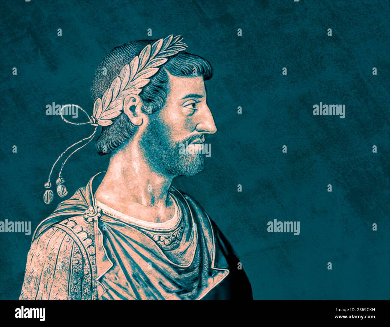 Hadrian or Publius Aelius Hadrianus Augustus, 76 - 138, Roman emperor ...