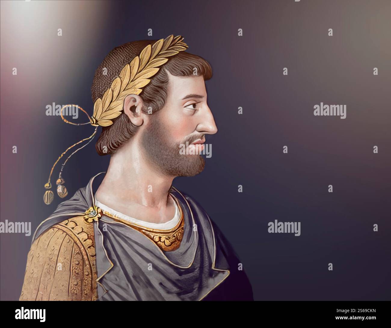 Hadrian or Publius Aelius Hadrianus Augustus, 76 - 138, Roman emperor ...