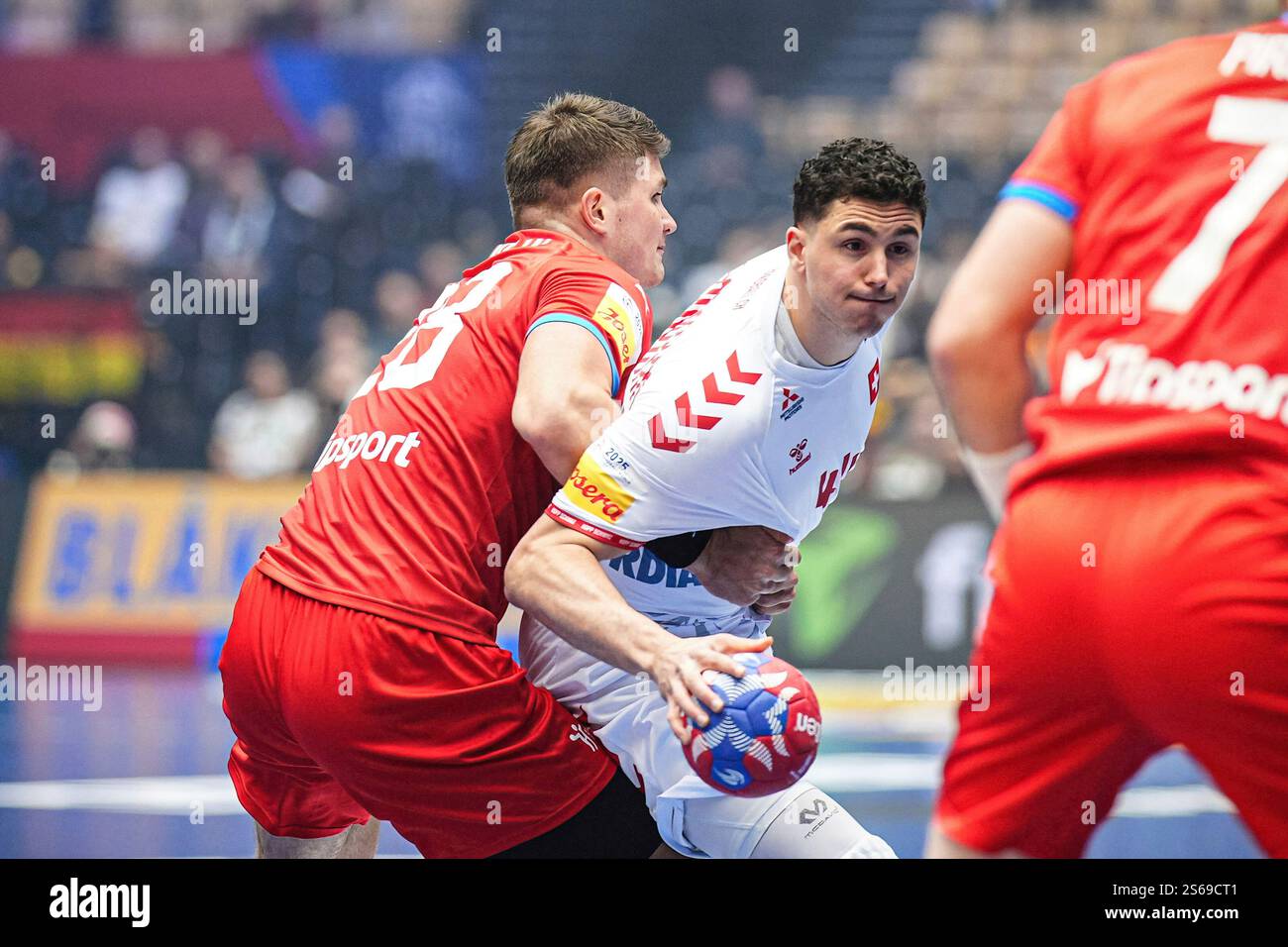 Matej Havran (Tschechien, #28), Mehdi Ben Romdhane (Schweiz, #44) DEN, Tschechien vs. Schweiz ...
