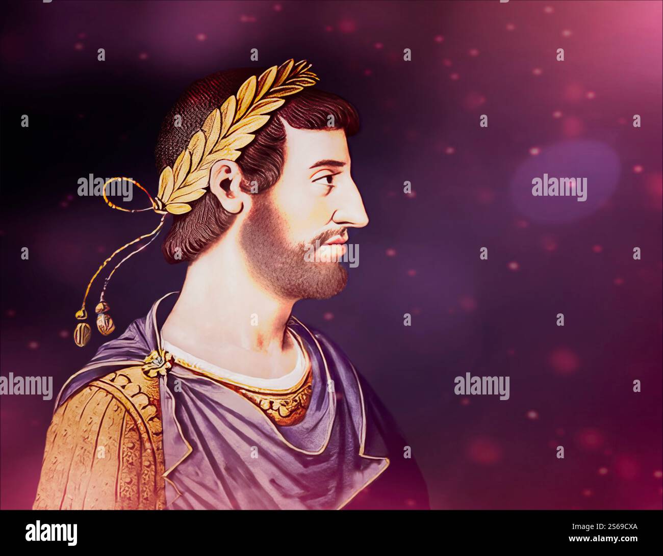 Hadrian or Publius Aelius Hadrianus Augustus, 76 - 138, Roman emperor ...