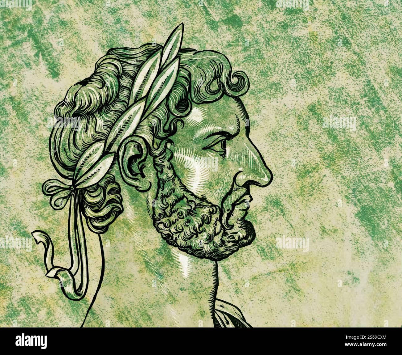 Hadrian or Publius Aelius Hadrianus Augustus, 76 - 138, Roman emperor ...