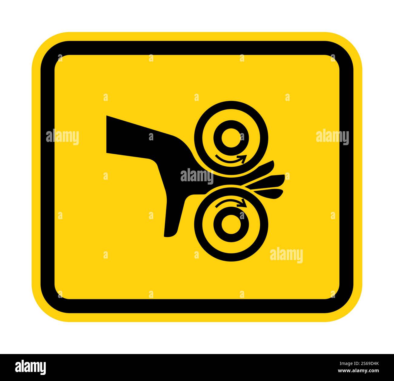 Hand Entanglement Rollers Symbol Sign, Vector Illustration, Isolate On ...