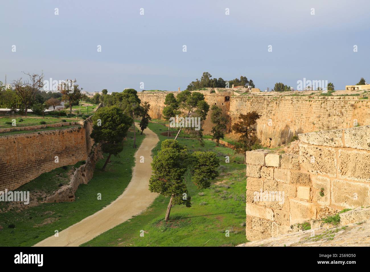 The Old City Walls and fortifications in Famagusta, Northern Cyprus ...