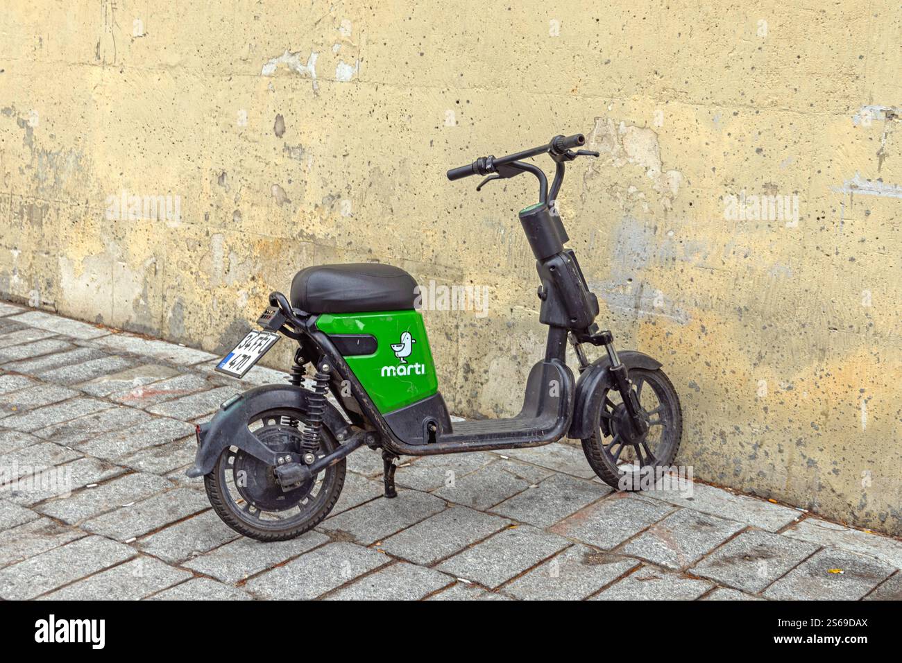 Istanbul, Turkey - October 18, 2023: Mini Bike Small Electric Scooter ...