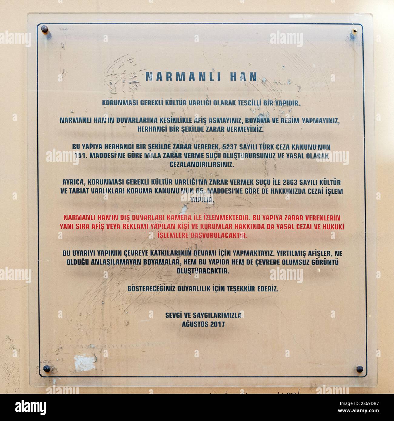 Istanbul, Turkey - October 20, 2023: Turkish Language Information Board ...