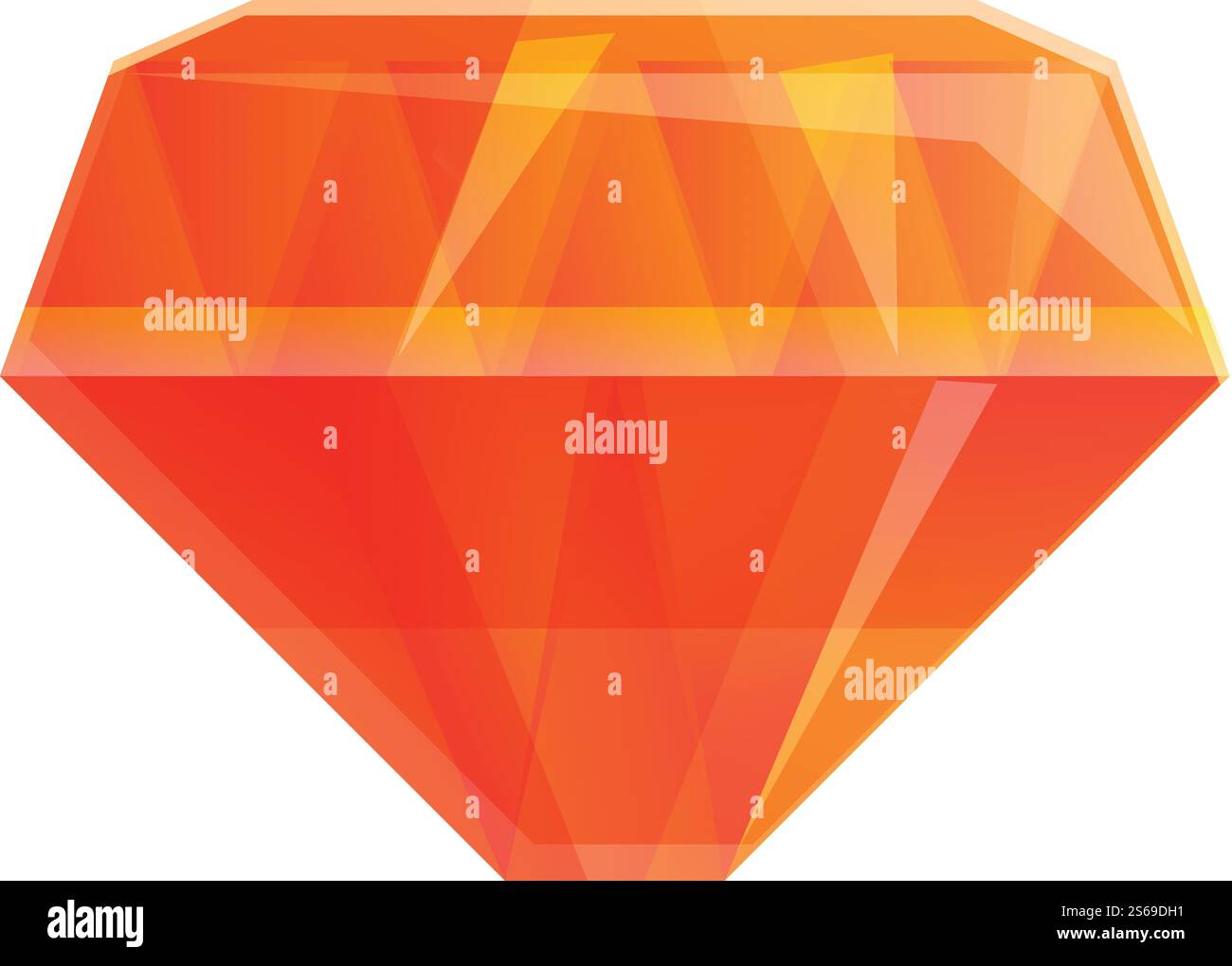 Fashion gem icon. Cartoon of fashion gem vector icon for web design ...