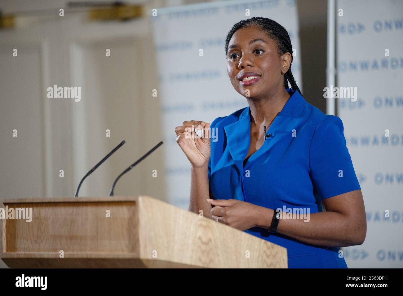 London, UK. 16 Jan 2025. Conservative Party Leader (and LOTO) Kemi ...