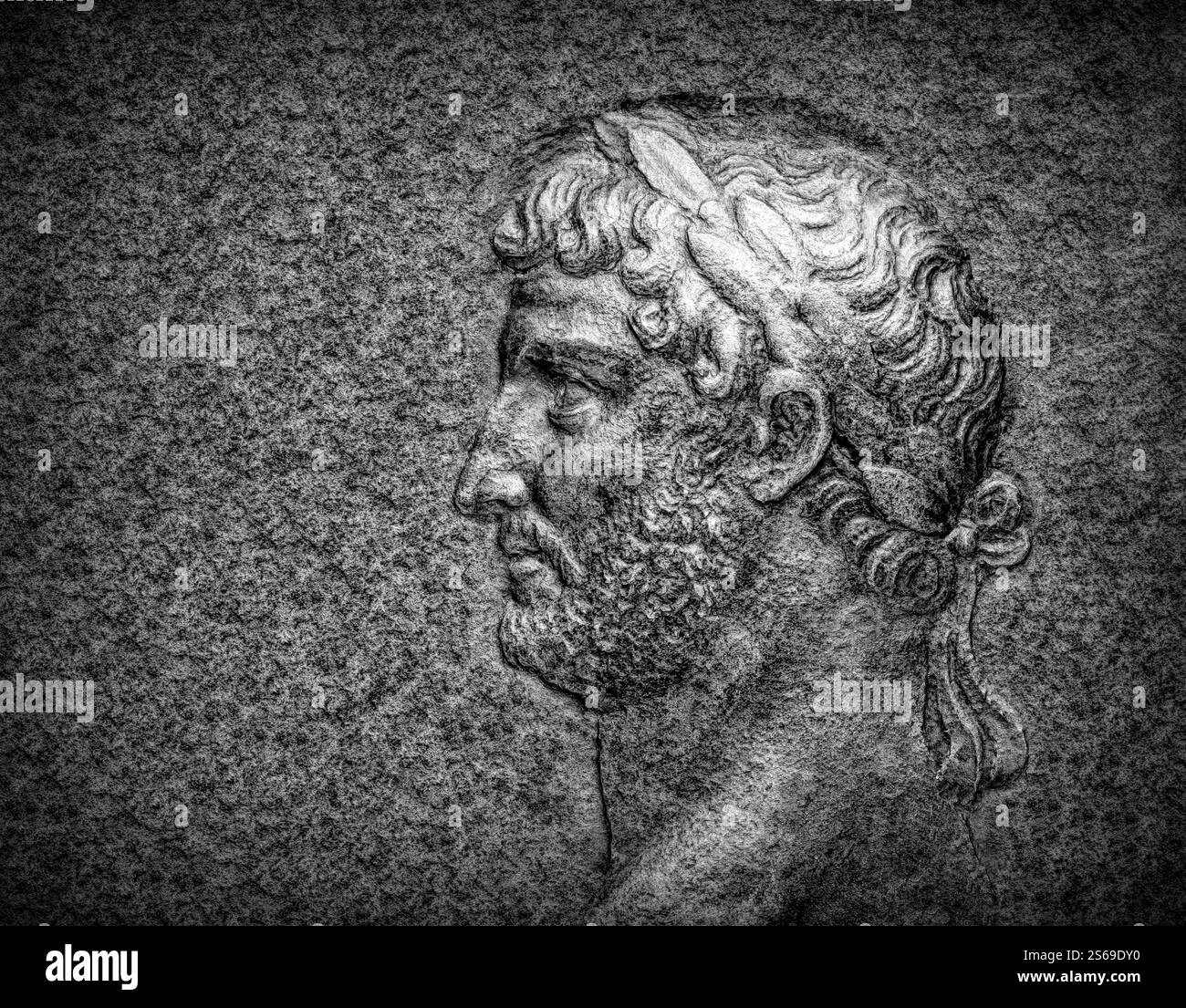 Emperor hadrian illustration Black and White Stock Photos & Images - Alamy