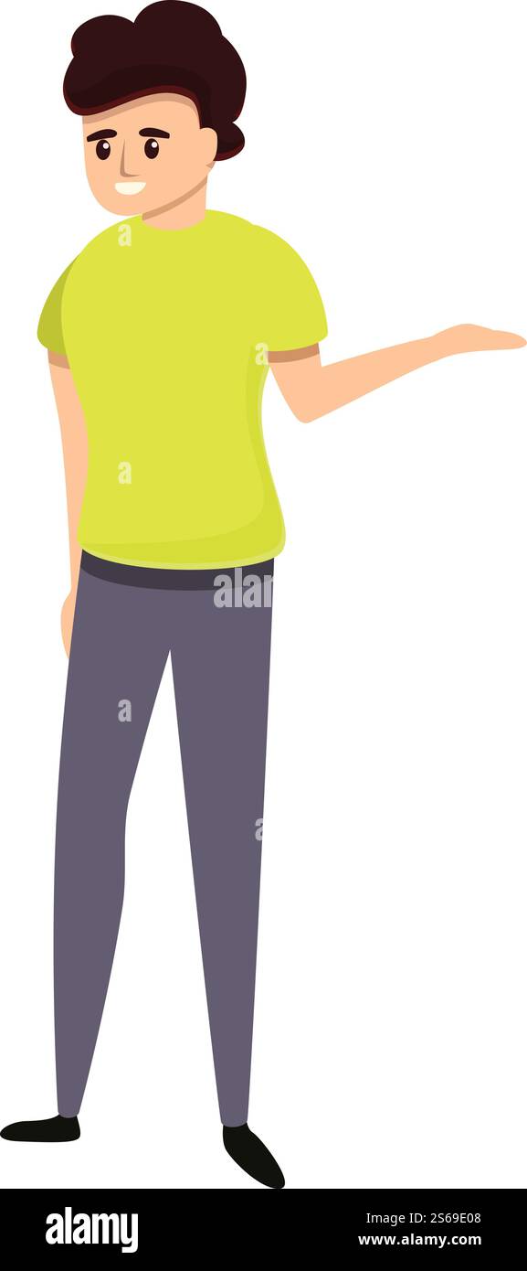 News tv presenter icon. Cartoon of news tv presenter vector icon for ...