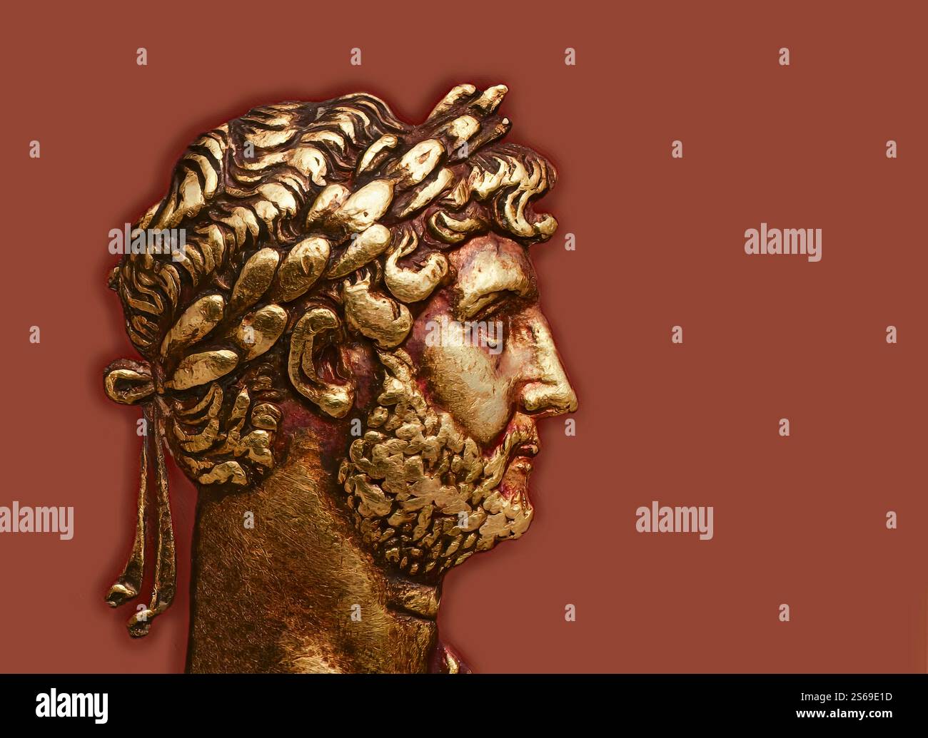 Hadrian or Publius Aelius Hadrianus Augustus, 76 - 138, Roman emperor ...