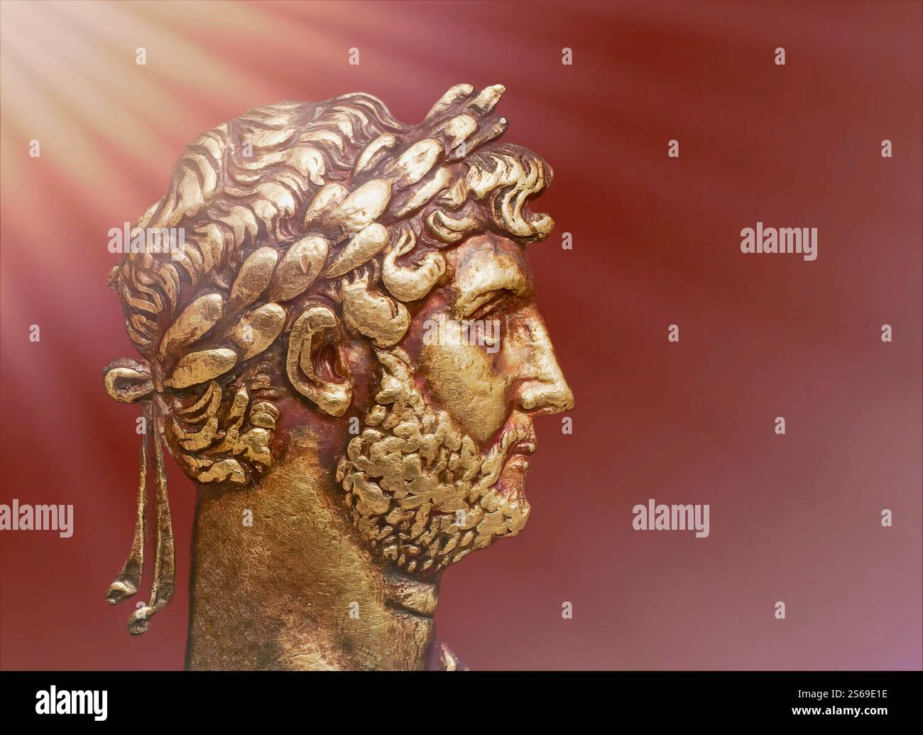 Hadrian or Publius Aelius Hadrianus Augustus, 76 - 138, Roman emperor ...