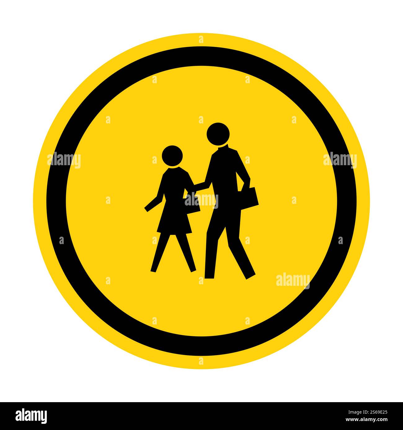 School Zone Symbol Sign Isolate on White Background,Vector Illustration ...