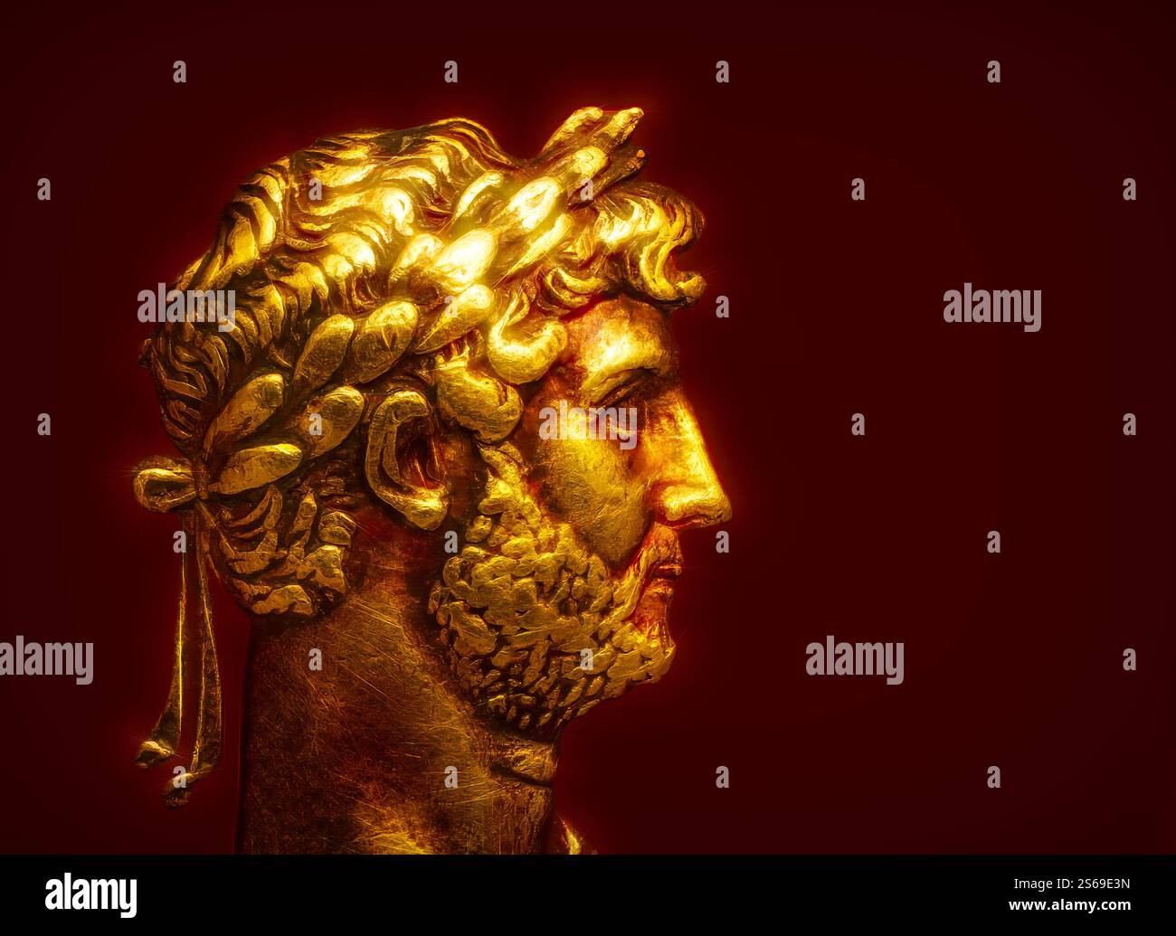 Hadrian or Publius Aelius Hadrianus Augustus, 76 - 138, Roman emperor ...
